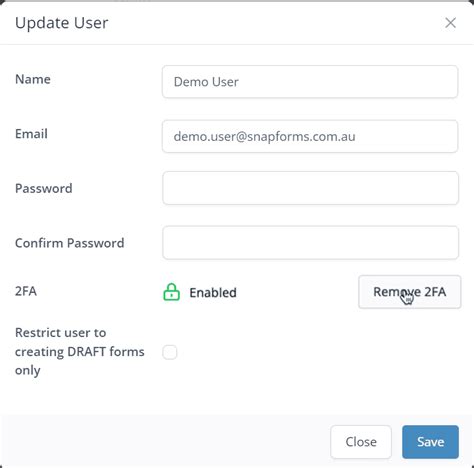 User Management Snapforms Resources And Faqs