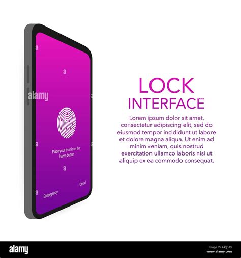 Screen Lock Authentication Password Smartphone Background Template