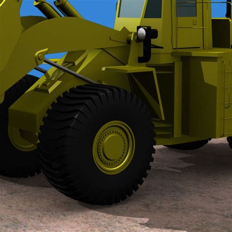 Dozer Wheel 3d Model 99 Ma Fbx Obj Free3d