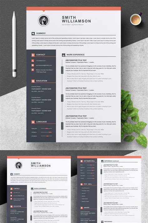 Smith Williamson Resume Template 78784 Templatemonster