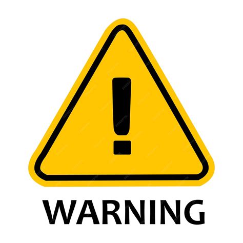 Premium Vector Warning And Caution Exclamation Mark Icon Isolated On Yellow Triangle