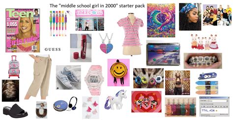 The Middle School Girl In 2000 Starter Pack Starterpacks