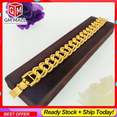 Cop 916 Emas Bangkok Emas Korea Gm Mall Coco Bracelet Gelang Tangan