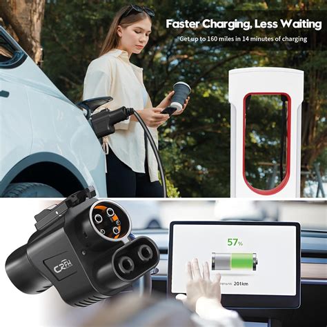 Tesla Supercharger Adapter Nacs To Ccs1 500a 250kw Qatar Ubuy