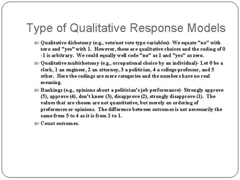 Logit And Probit Models With Discrete Dependent Variables