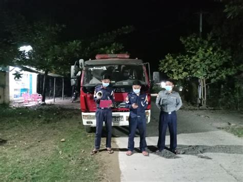 ငရုတ်ကောင်းမြို့တွင် မီးဘေးအန္တရာယ်ကြိုတင်ကာကွယ်နိုင်ရန်အတွက် အသိပညာပေးနှိုးဆော်ချက်များ ဆောင်ရ