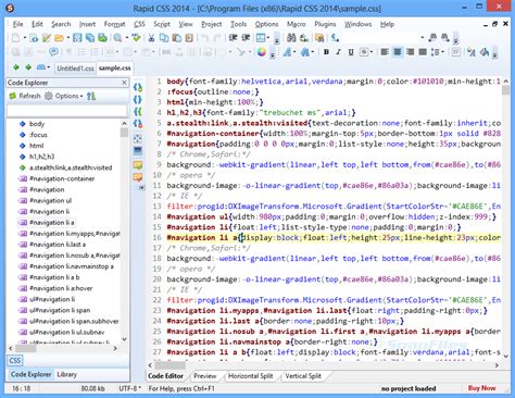 Rapid Css Editor скачать для Windows на русском