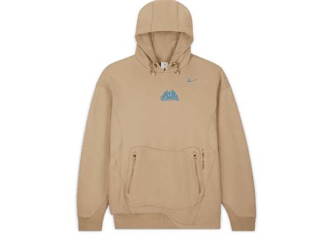 Off White X Nike 006 Fleece Hoodie Asia Sizing Beige Mens Fw22 Us