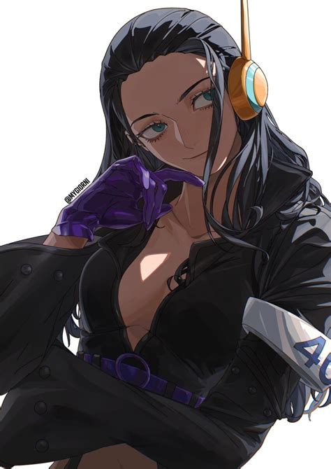 Mygiorni Nico Robin Nico Robin Egghead One Piece Highres Girl Armband Averting Eyes