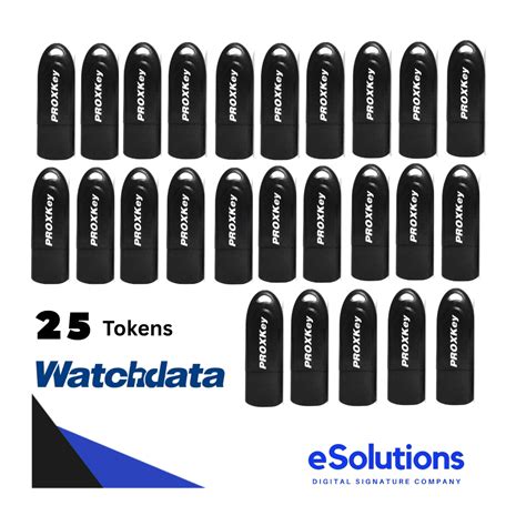 Watchdata Proxkey Usb Token Fips Certified Pack Of 25