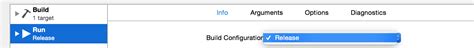 Ios Build Configuration In Xcode Only Shows Release Stack Overflow
