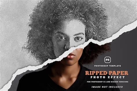 Ripped Paper Effect Psd Keratops