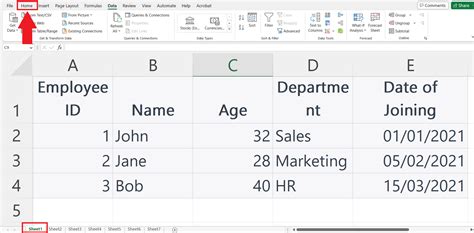 how to use shortcut methods to switch tabs in microsoft excel