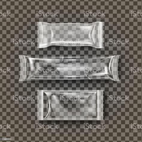 플라스틱 비스킷 벡터입니다 투명 한 쿠키 바 디저트 랩 빈 제품 폴 리 에틸렌 모의 템플릿 나일론 Doy 팩 브랜딩 디자인