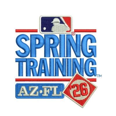 Mlb Spring Training Logo Embroidery Design Emblanka