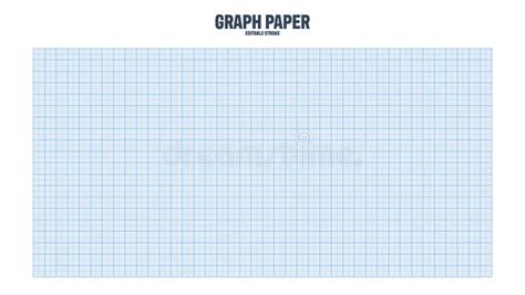 Sheet Of Graph Paper With Grid Millimeter Paper Texture Geometric Pattern Stock Vector