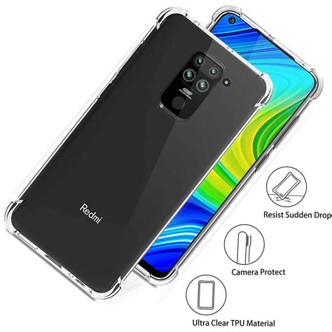 Capa Xiaomi Redmi Note 9 Anti Choque Transparente