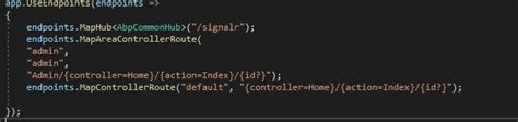 C Net Core 3 My Area Tag Is Not Being Recognised Stack Overflow