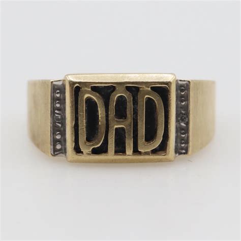 10kt Gold Dad Ring Property Room