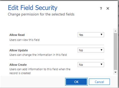 Preventing An Error When Editing Field Permissions In Dynamics 365