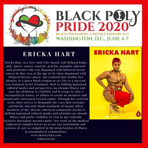 Black Poly Pride Ericka Hart Is A New York City Based Self Defined