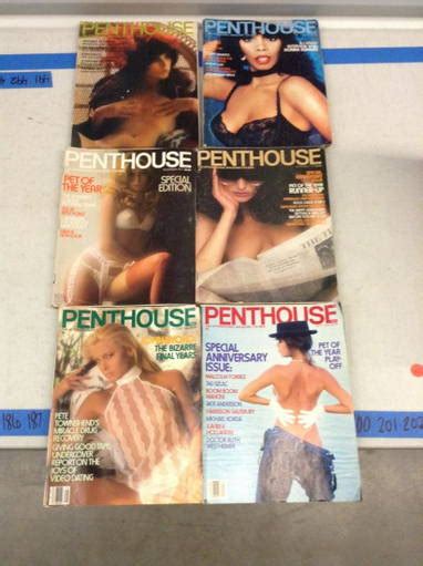 Lot Of 70s And 80s Penthouse Magazine
