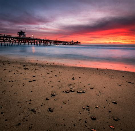 San Clemente Pier I Was Ready For This Sunset All Day And Flickr