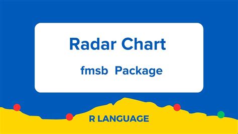 Fmsb Package How To Create Radar Charts In R Language Youtube