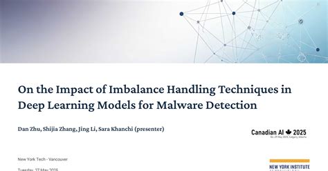 On The Impact Of Imbalance Handling Techniques In Deep Learning Models For Malware Detection Final