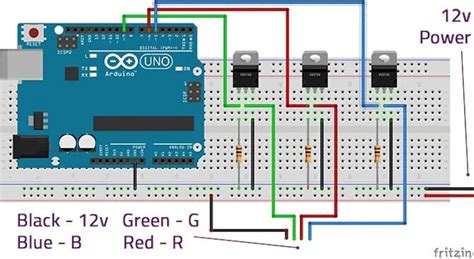 Powering And Controlling A 5v Rgb Strip With Npn S8050 Instead Of Mosfet General Electronics
