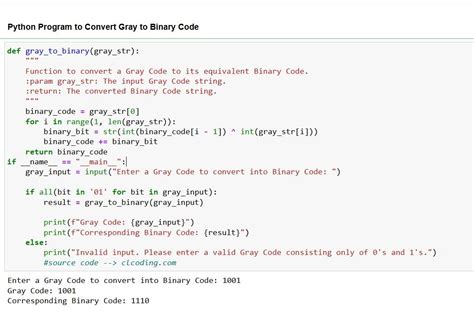 Python Coding On Linkedin Day 39 Python Program To Convert Gray To Binary