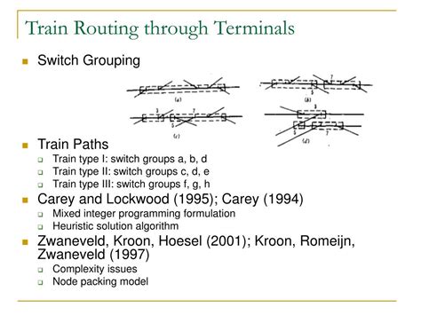 Ppt Operations Research Models For Railroad Routing And Scheduling
