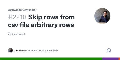 skip rows from csv file arbitrary rows · issue 2218 · joshclose