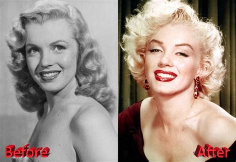 Marilyn Monroe Plastic Surgery A Shooting Star
