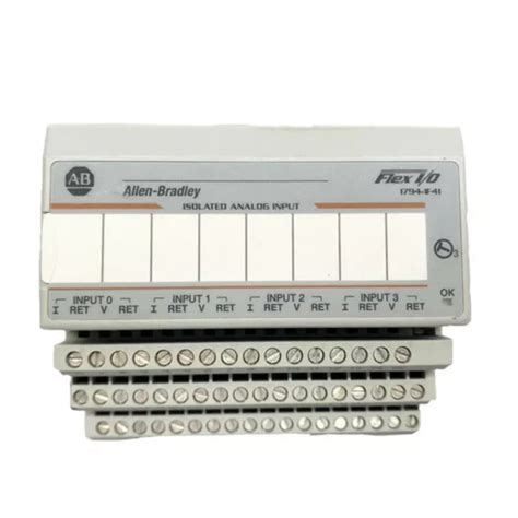 Allen Bradley Flex Io Analog Input Module 16 Bit 4 Isolated Inputs Turbo Control Solutions