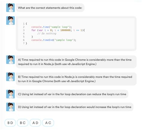 Nodejs Javascript Online Test Adaface