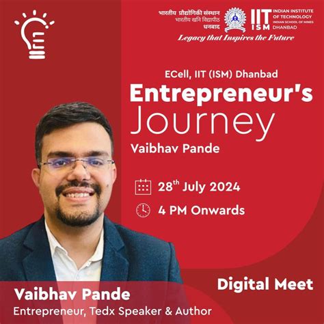 E Cell Iit Ism On Linkedin Session Entrepreneurship