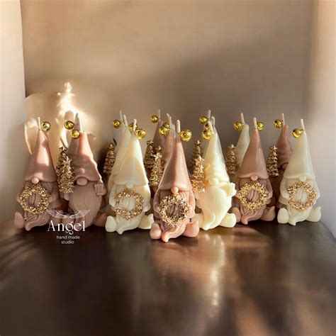 Свічки з бджолиного та соєвого воску Декор Подарунки 🎁 Наймиліші різдвяні Ельфи 🥹💫🎁 Розмір