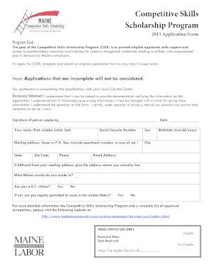 Fillable Online To Apply For CSSP Complete And Submit An Original Application Form To Your