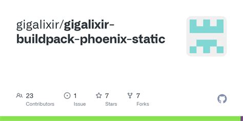 Github Gigalixirgigalixir Buildpack Phoenix Static