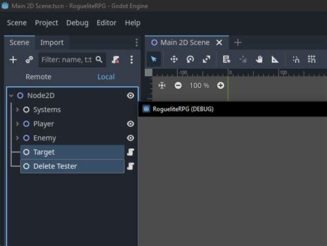 Godot Editor Scene Tree Doesnt Update In Playmode Programming Godot Forum