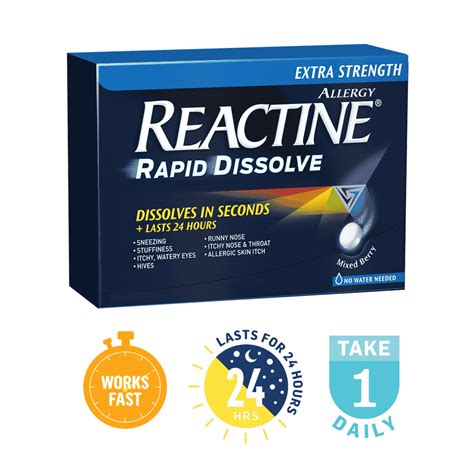 Reactine® 24 Hour Allergy Symptom Relief Products