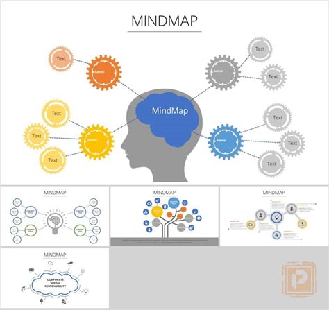 思维导图 数据图表 可视化信息可视化图表 鱼骨图 甘特图 石川图 款 Ppt模板 Ppt超级市场