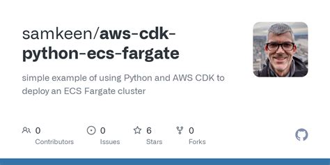 Github Samkeen Aws Cdk Python Ecs Fargate Simple Example Of Using Python And Aws Cdk To
