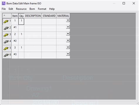 ★how To Generate Empty Balloon Items In The Parts List In Zwcad Mfg