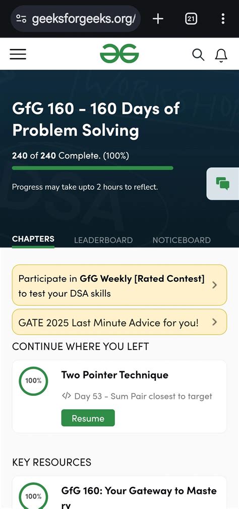 Bhavesh Suryavanshi On Linkedin Gfg160 Coding Datastructures