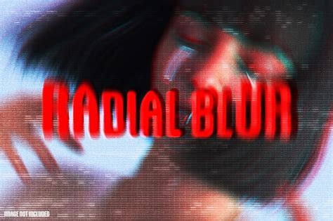 Premium Psd Radial Blur Photo Effect