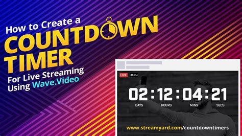 Countdown Timers For Live Streaming How To Create A Custom Timer Youtube