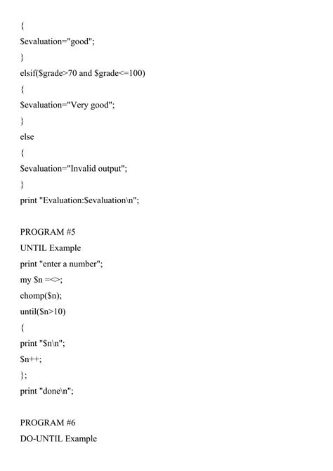 Basic Perl Programs Pdf