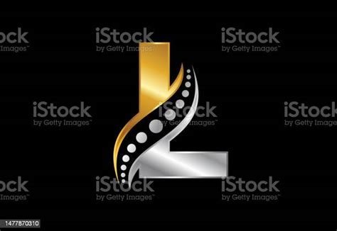 척추 로고가 있는 초기 L 모노그램 문자 알파벳 척추 관리 아이콘 글꼴 엠블럼 개념에 대한 스톡 벡터 아트 및 기타 이미지